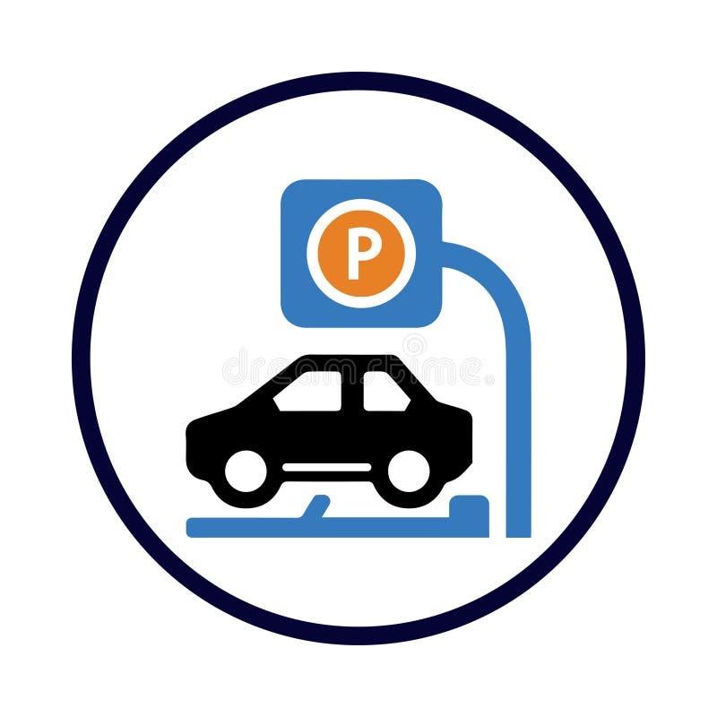 Car, Parking, Parking Sign, Car Parking Icon Stock Vector ...