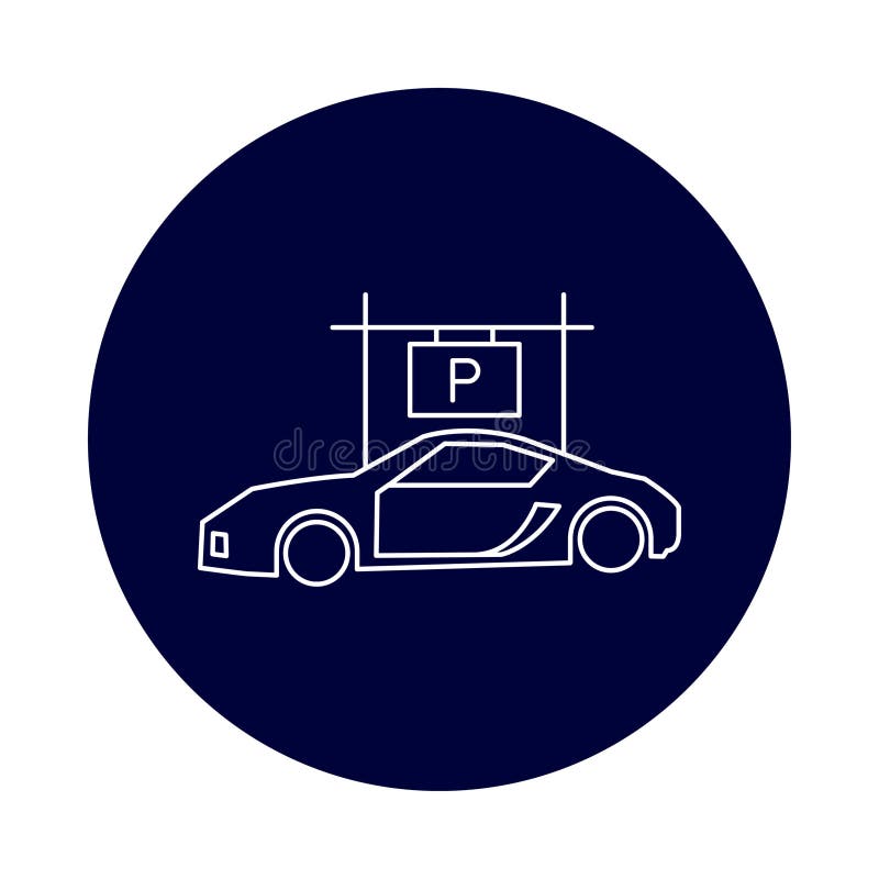 Car, Parking, Parking Sign, Car Parking Icon Stock Vector ...