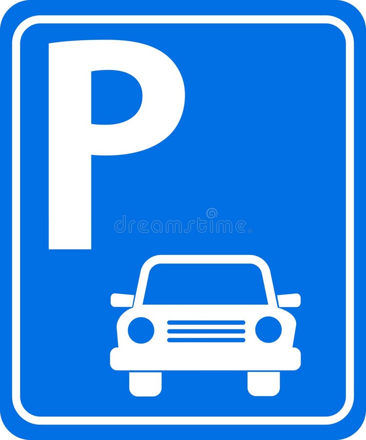 Car Parking Symbol Sign, Vector Illustration, Isolate on White ... Car Parking Symbol Sign, Vector Illustration, Isolate on White ...