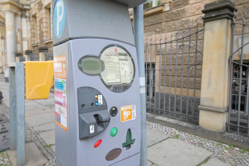 Parking Meter Ticket Vending Machine Melbourne Australia Editorial ...