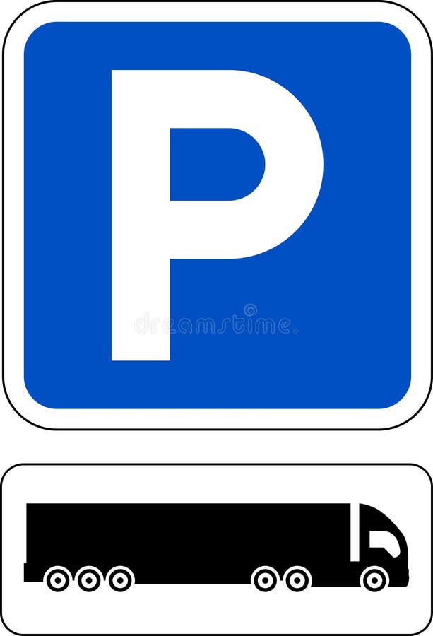 Car Parking Vector Icon. Parking Sign. Blue Parking Sign. Vector ...