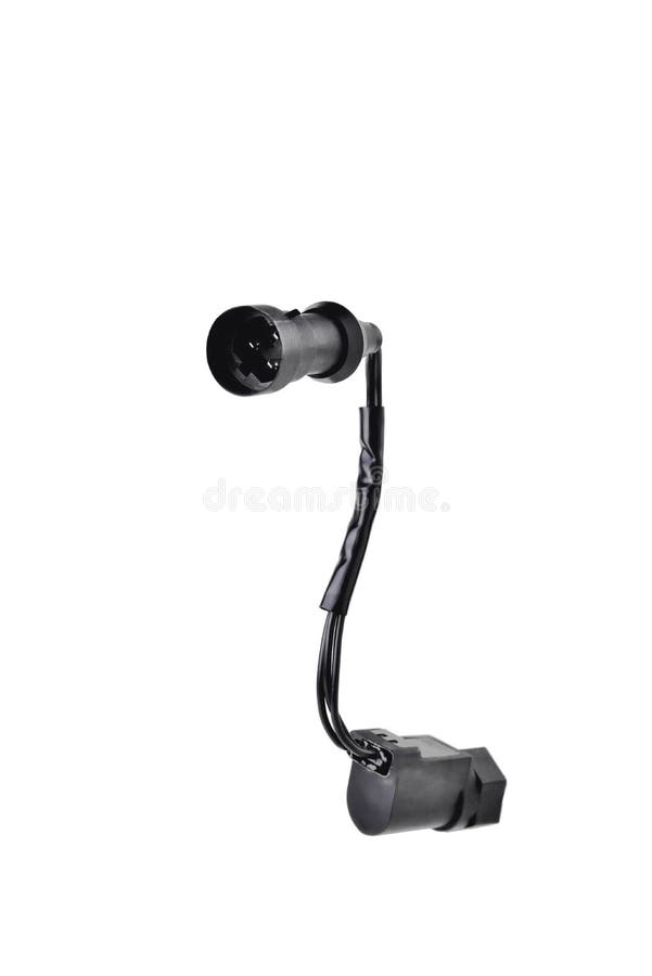 Car Parts, Electric Truck Engine Rotation Sensor Close-up Stock Photo ...