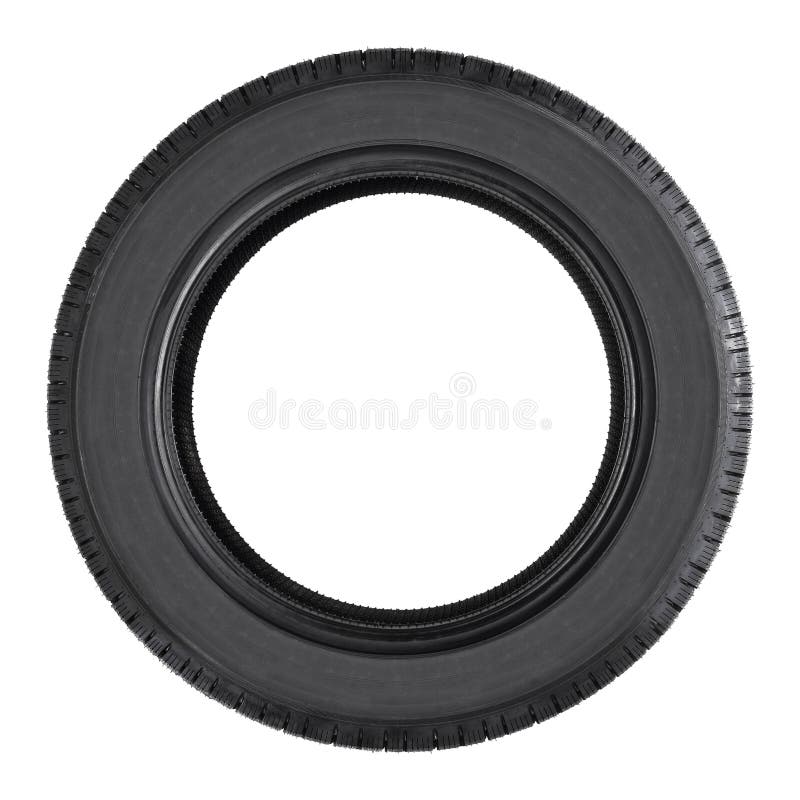 Car Parts Front View Winter Tires White Background Isolated Stock ...