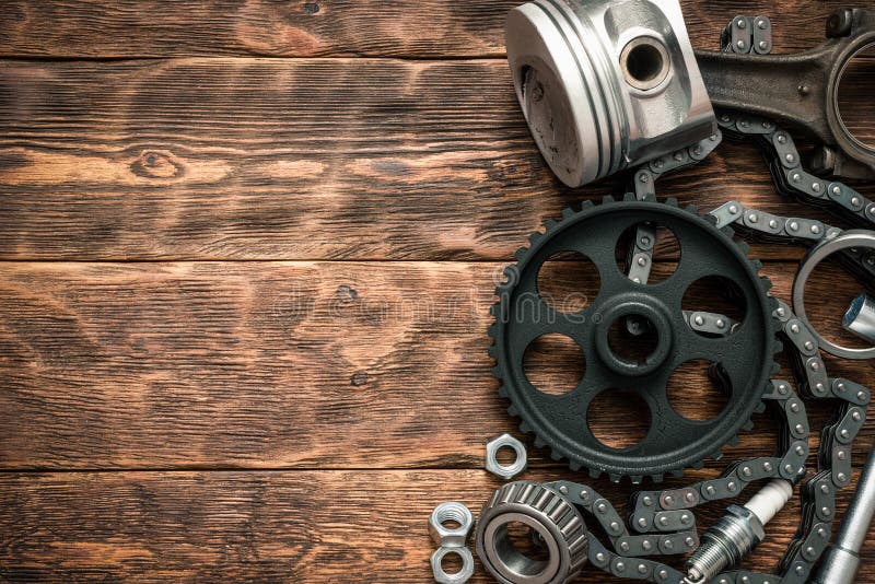 Car parts. stock image. Image of engine, repairing, candle - 172020215