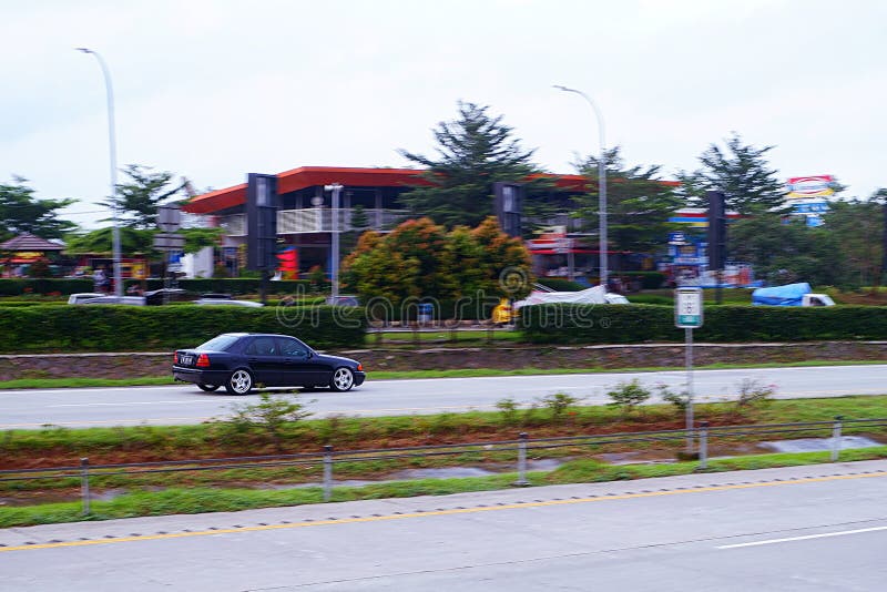 Car pass the highway editorial stock image. Image of pass - 210212544