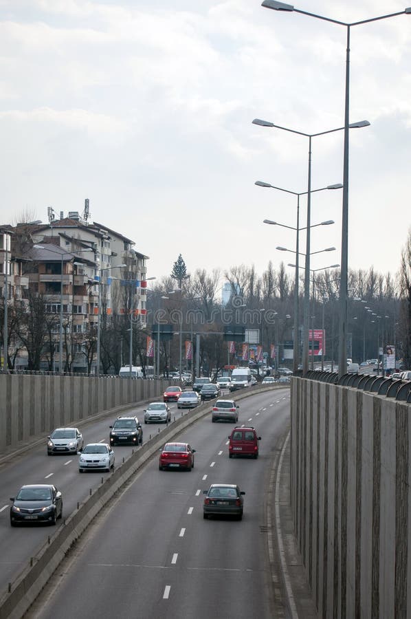 Bucharest Baneasa Station editorial photography. Image of architecture ...