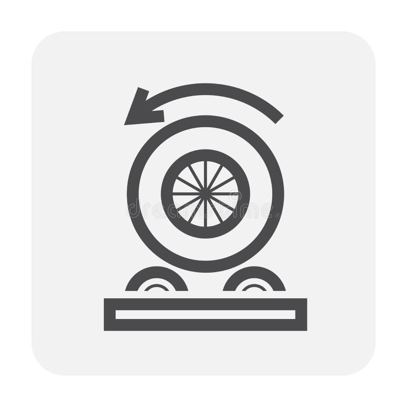 Car test icon stock vector. Illustration of model, aerodynamic - 126016582