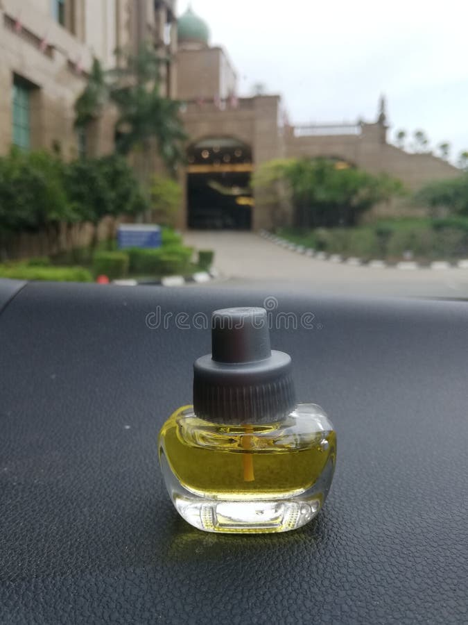 Car Perfume To Fragant the Car Interior Stock Image - Image of bottle ...