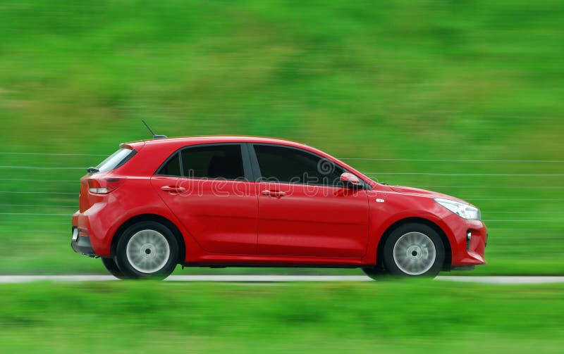 Moving car stock photo. Image of travel, design, vehicle - 122320988