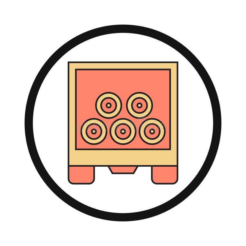 Car, Pick Up,wood, Wood Log, Lumber Icon Stock Vector - Illustration of ...