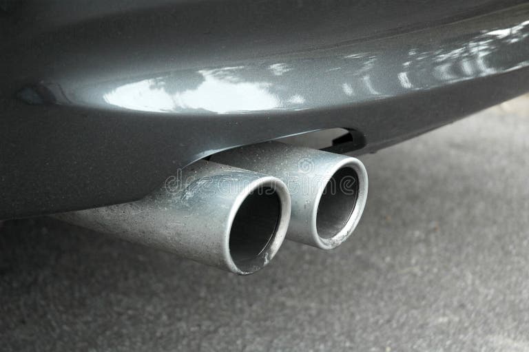 Car pipe stock image. Image of detail, circle, double - 7024349