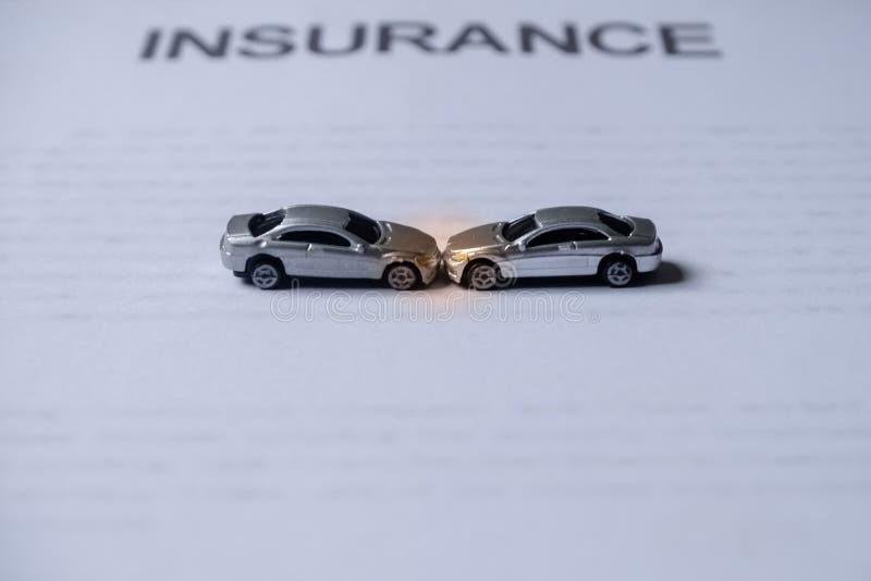 Car Placed on Insurance Documents. Car Insurance Concept Stock Photo ...