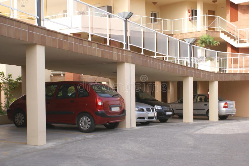 Car port stock image. Image of railing, port, outdoor - 63793205