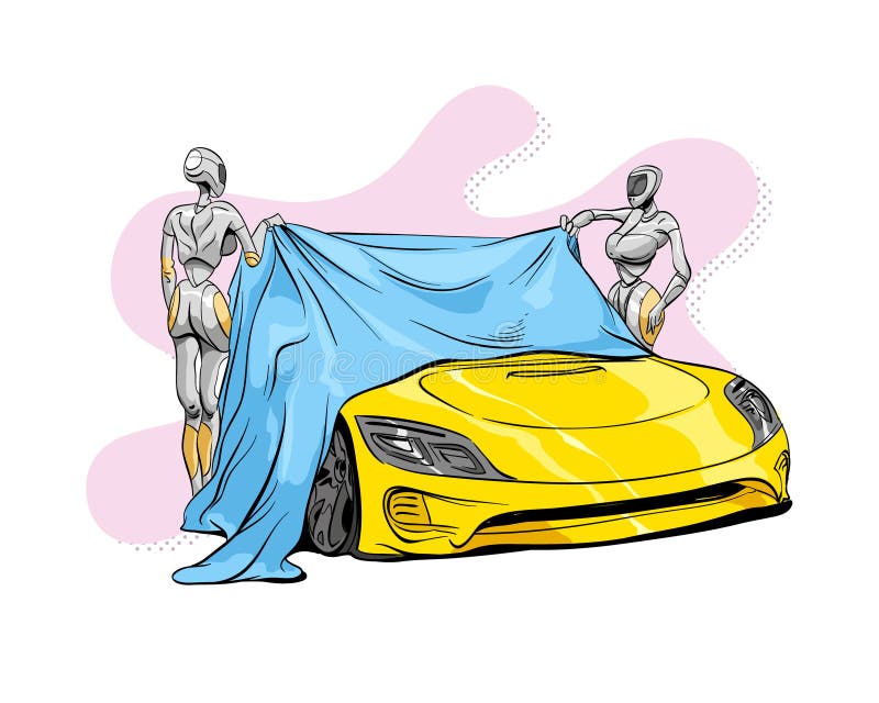 Car Covered Drawing Stock Illustrations – 178 Car Covered Drawing Stock ...