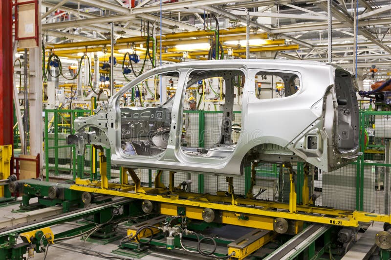 Car production stock image. Image of building, assemble - 28483959