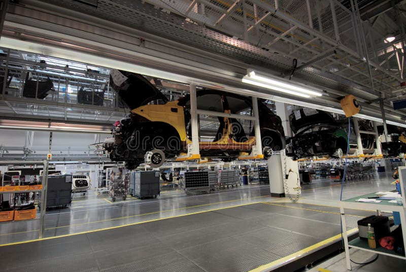 Car production line stock photo. Image of automotive - 40212036