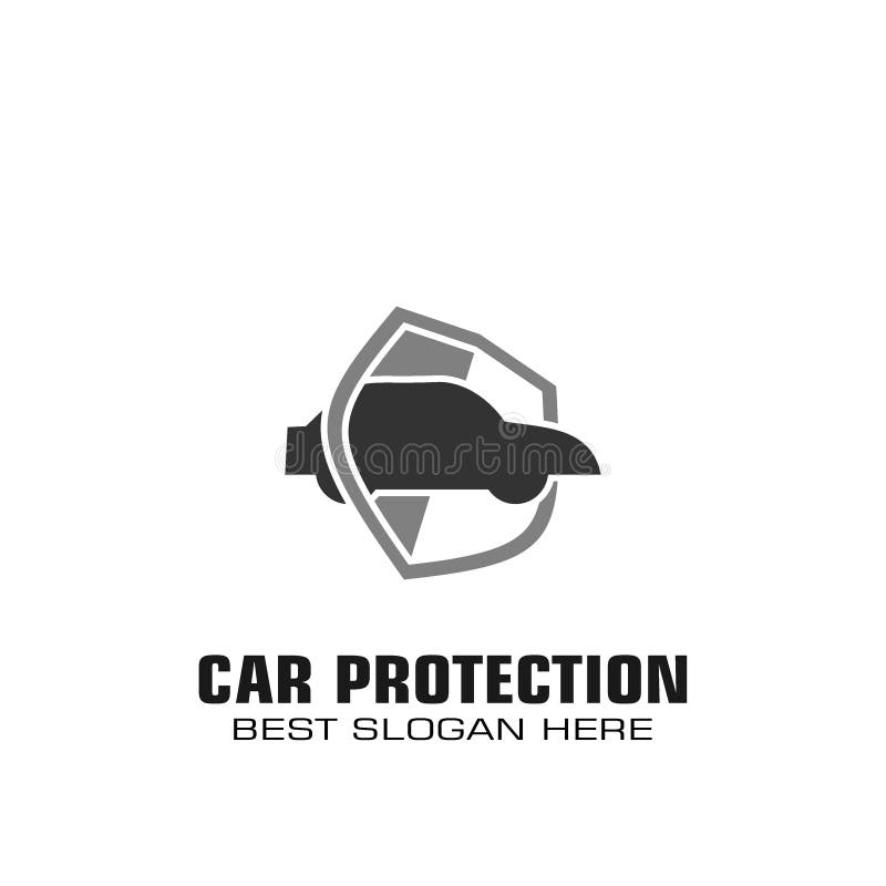 Car protection logo stock vector. Illustration of abstract - 141009856