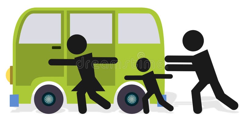 Push family vector stock vector. Illustration of active - 2053071