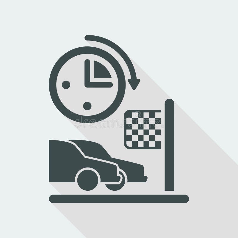Race start icon stock vector. Illustration of road, indication - 96396000