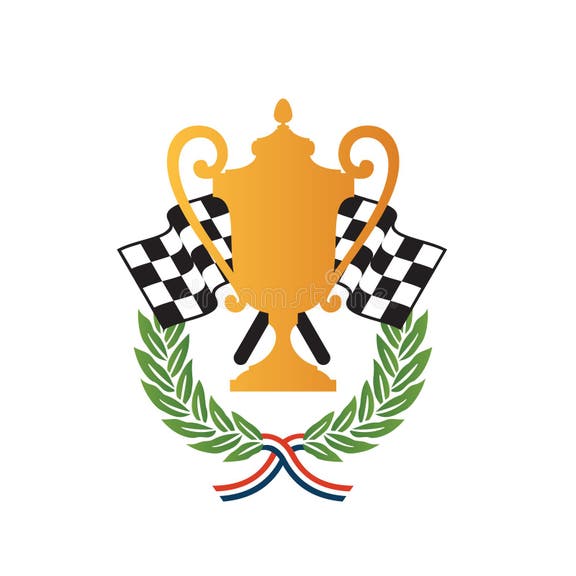 Car Race Winner Award Design Stock Vector - Illustration of crowns ...