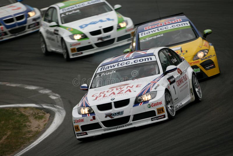 Car Racing,BMW 320si,Andy PRIAULX(WTCC) Editorial Stock Photo - Image ...