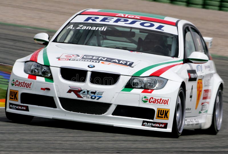 Car Racing(BMW 320si,FIA WTCC) Editorial Photo - Image of sportcar ...