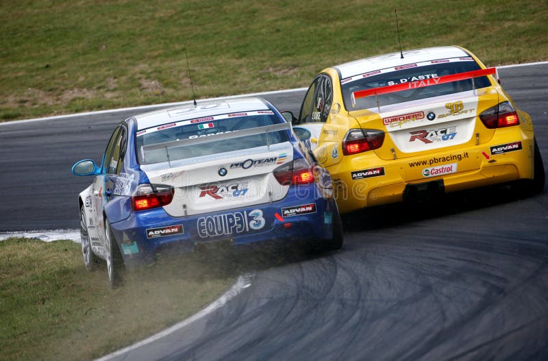 Car Racing(BMW 320si,FIA WTCC) Editorial Photo - Image of race, fast ...