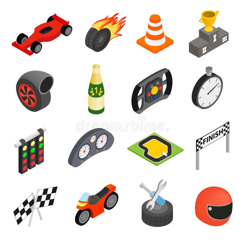 Car Racing Isometric Stock Illustrations – 1,044 Car Racing Isometric ...