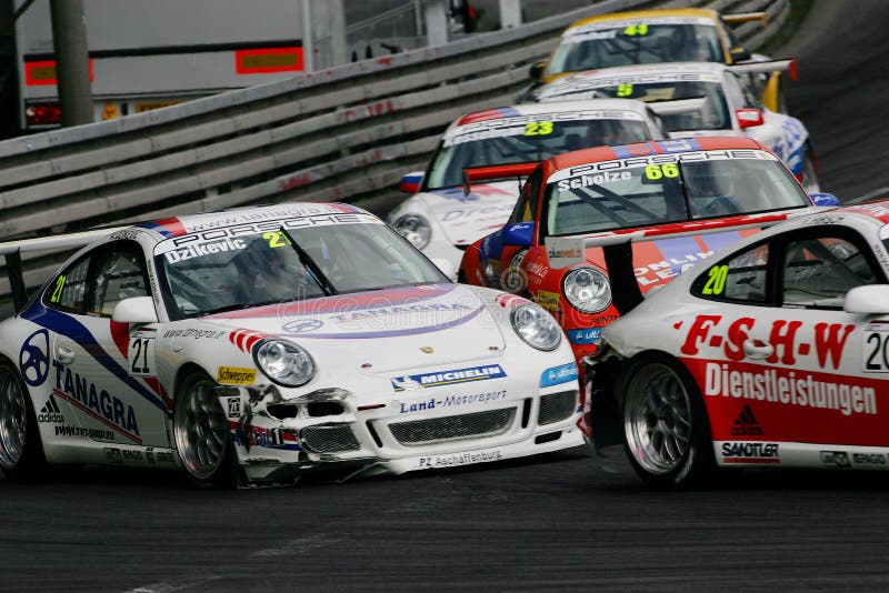 Car Racing,PORSCHE CARRERA CUP Editorial Photography - Image of ...