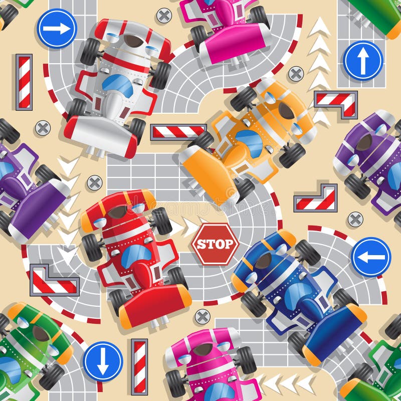 Car racing. stock vector. Illustration of racing, graphic - 180413868