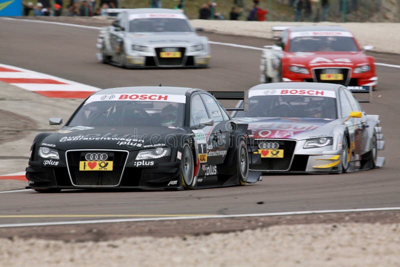 Car Racing(Timo Scheider,DTMrace) Editorial Photography - Image of race ...