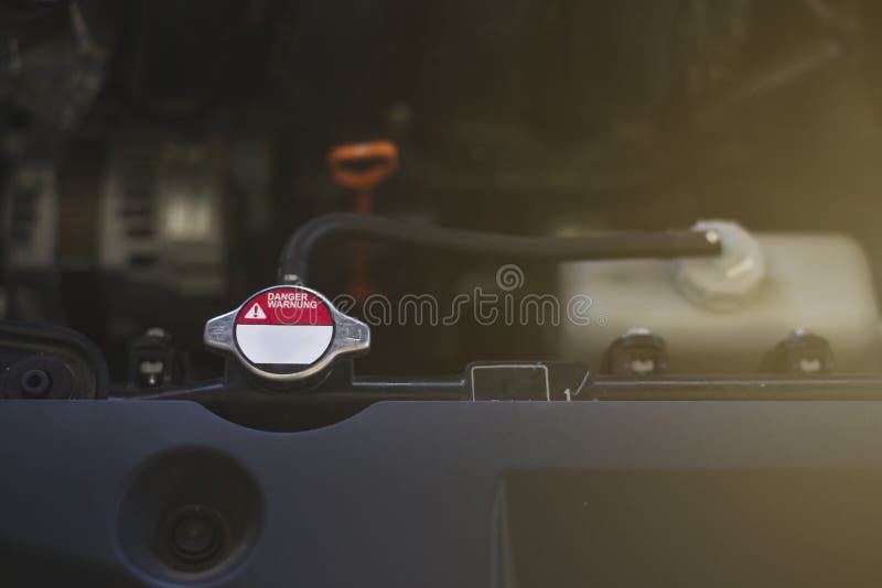 Car radiator cap stock photo. Image of container, design - 148027842