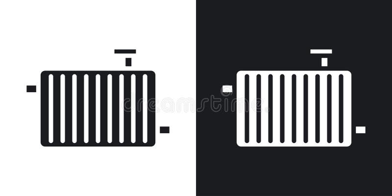 Car radiator icon vector stock illustration. Illustration of auto ...