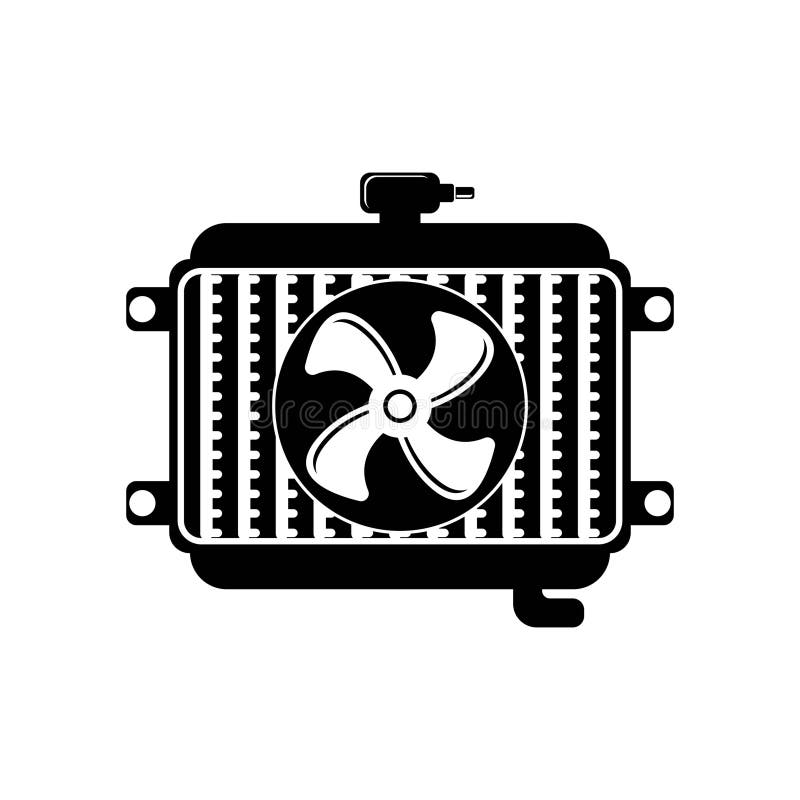 Car Radiator Icon Vector Illustration Symbol Design Eps 10 Stock Vector ...