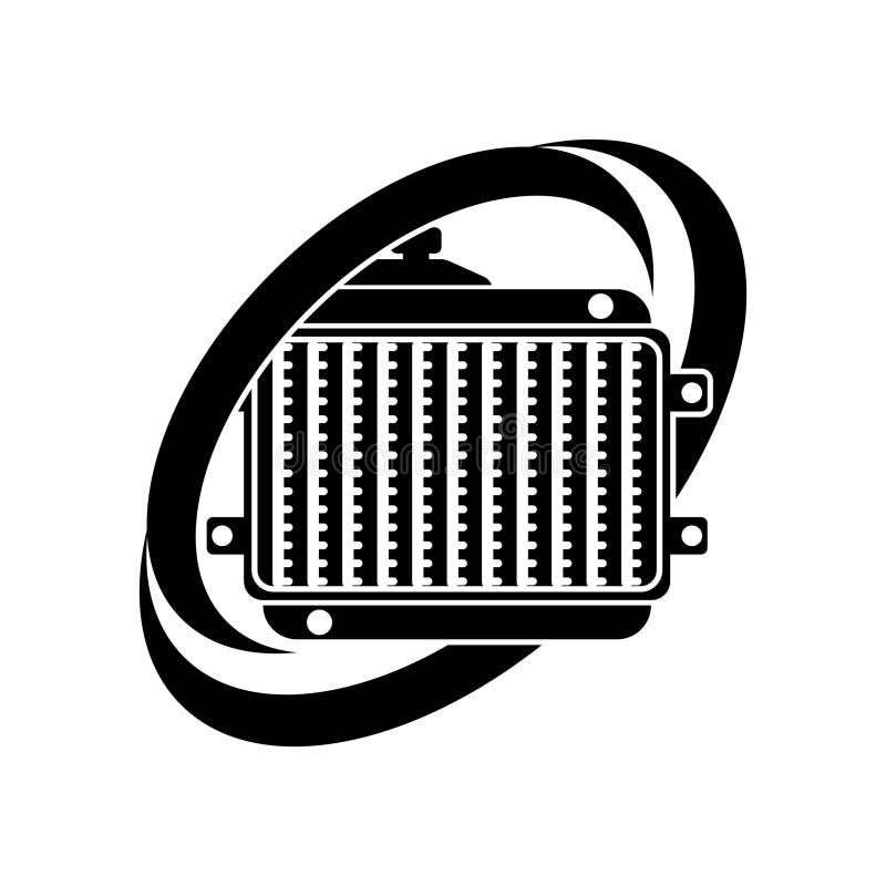 Car Radiator Icon Vector Illustration Symbol Design Eps 10 Stock Vector ...