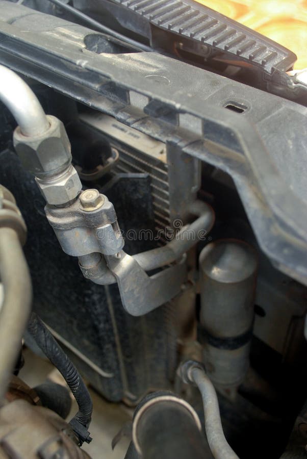 Car Radiator Cooling System. Stock Image - Image of engineering ...