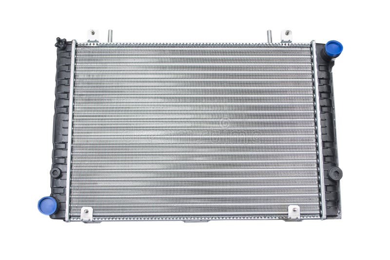 Car Radiators on an Isolated Stock Photo - Image of background, detail ...