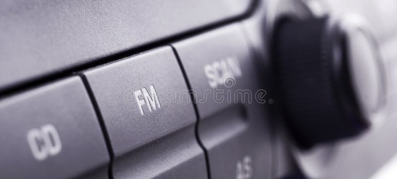 Car radio stock photo. Image of system, tuning, music - 17473804