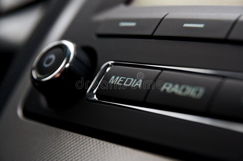 Car radio stock photo. Image of control, tuning, radio - 17473270