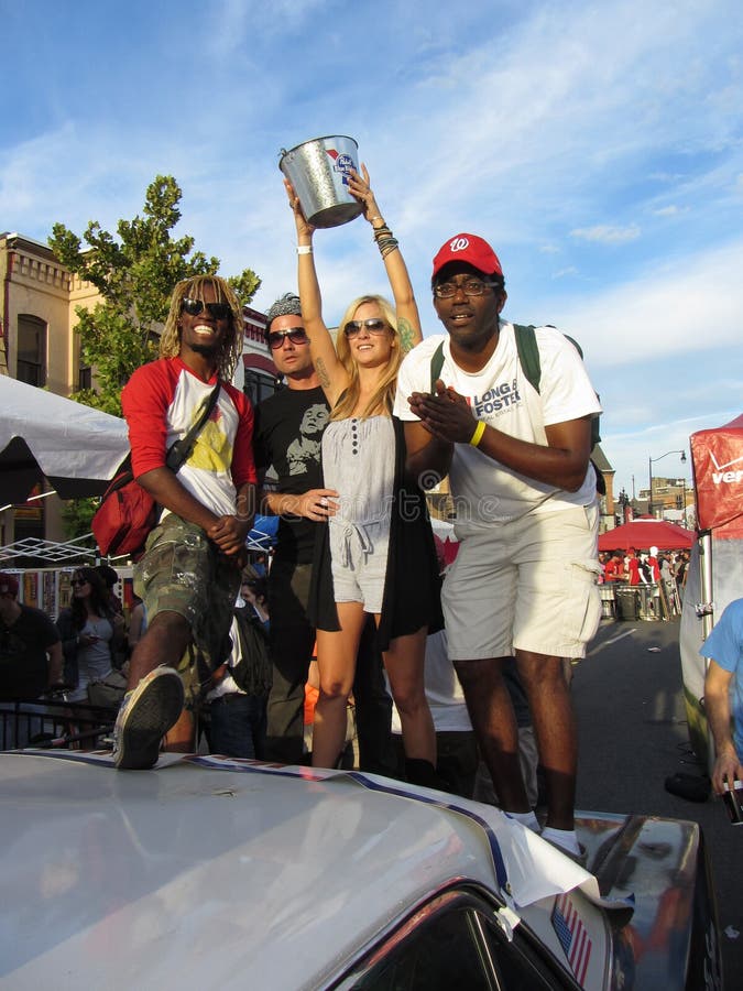 Car Raffle editorial stock image. Image of holding, event - 26645259