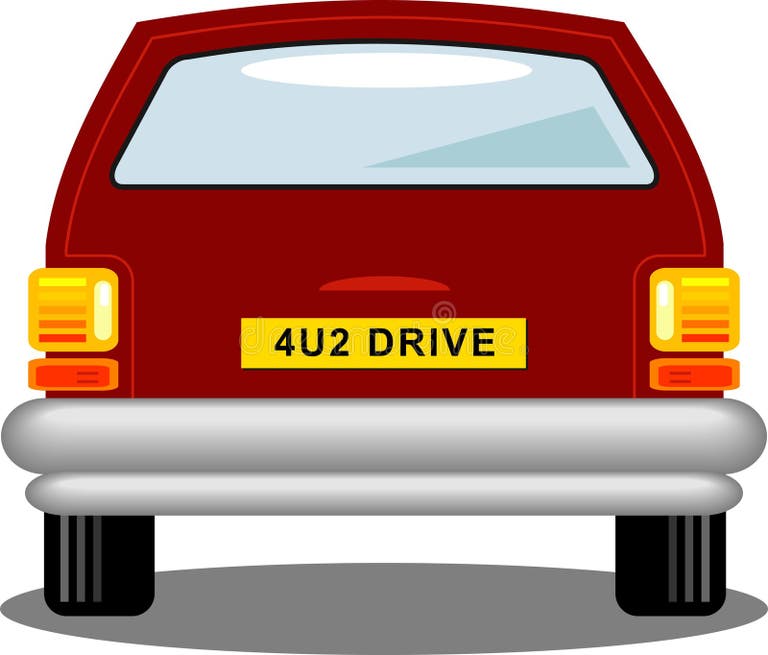 Car Rear Lights White Stock Illustrations – 736 Car Rear Lights White ...