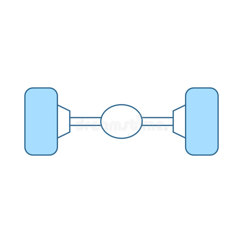 Car Rear Axle Icon stock vector. Illustration of service - 156895761