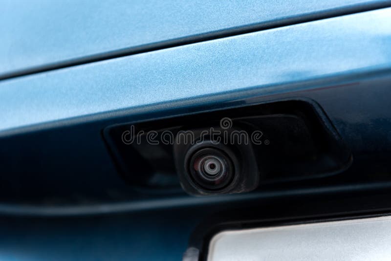 Car Rear Camera. Parking Assist Systems. Driving Car Concept. Safe ...