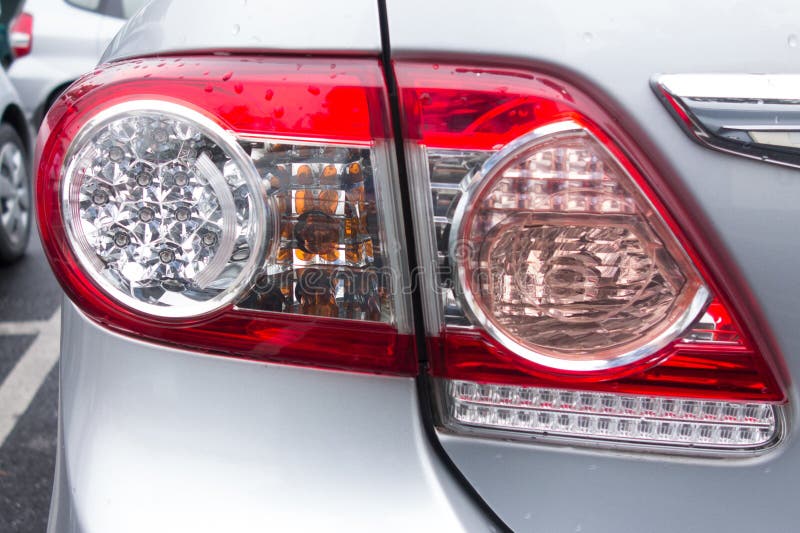 Car rear lamp stock photo. Image of color, luxury, design - 60288138