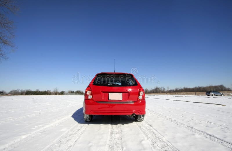 Car Rear View stock photo. Image of background, road, landscape - 4633056
