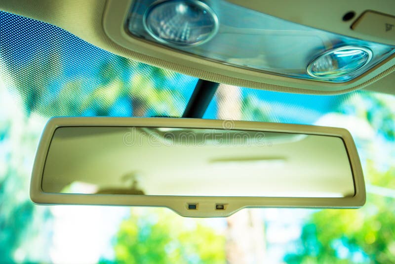 Car Rear View Mirror stock image. Image of horizontal - 48910533