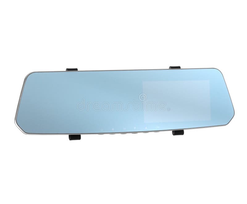 Modern Car Rear-view Mirrors with a Wide Angle of Reflection. Stock ...