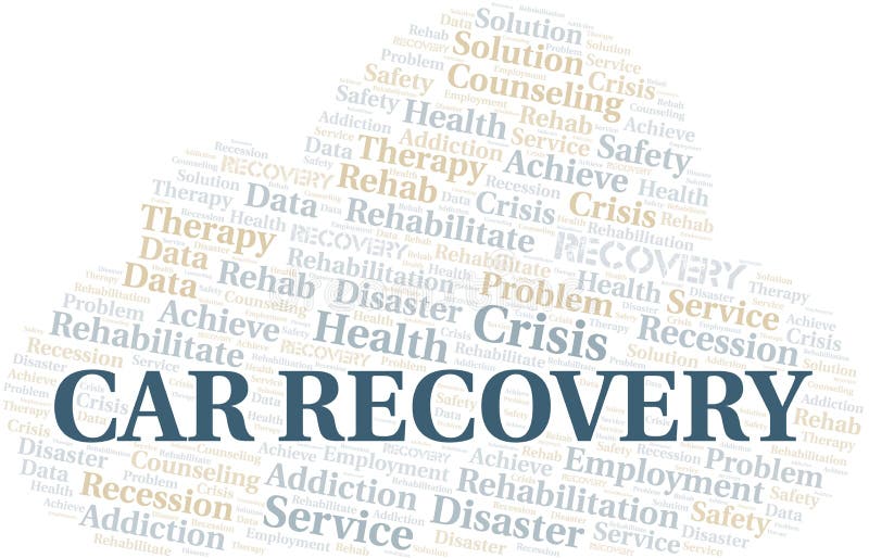 Car Recovery Vector Word Cloud, Made with Text only. Stock Vector ... Car Recovery Vector Word Cloud, Made with Text only. Stock Vector ...
