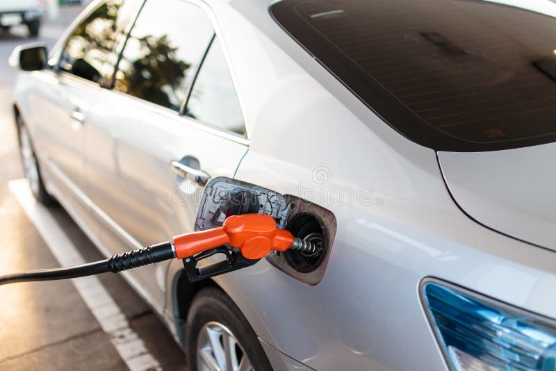 Car refuel stock photo. Image of hose, lead, light, close - 53582622