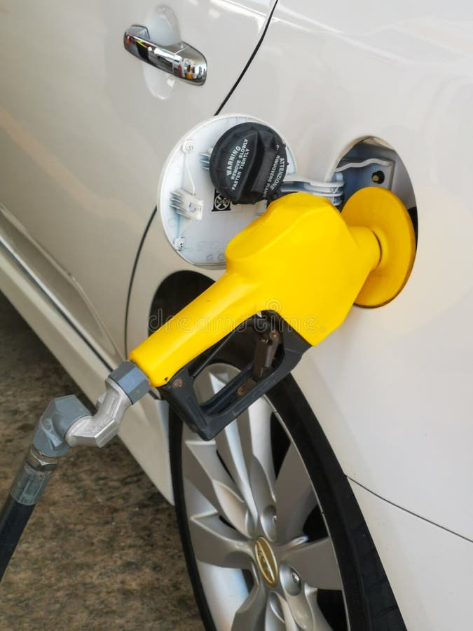 Car refuelling editorial stock image. Image of refuelling - 193200304